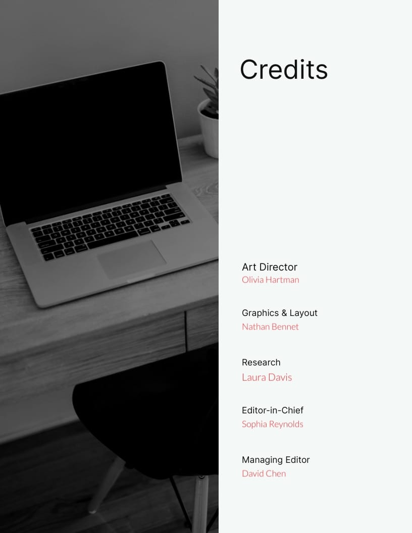 Career Development Magazine Template | Visme