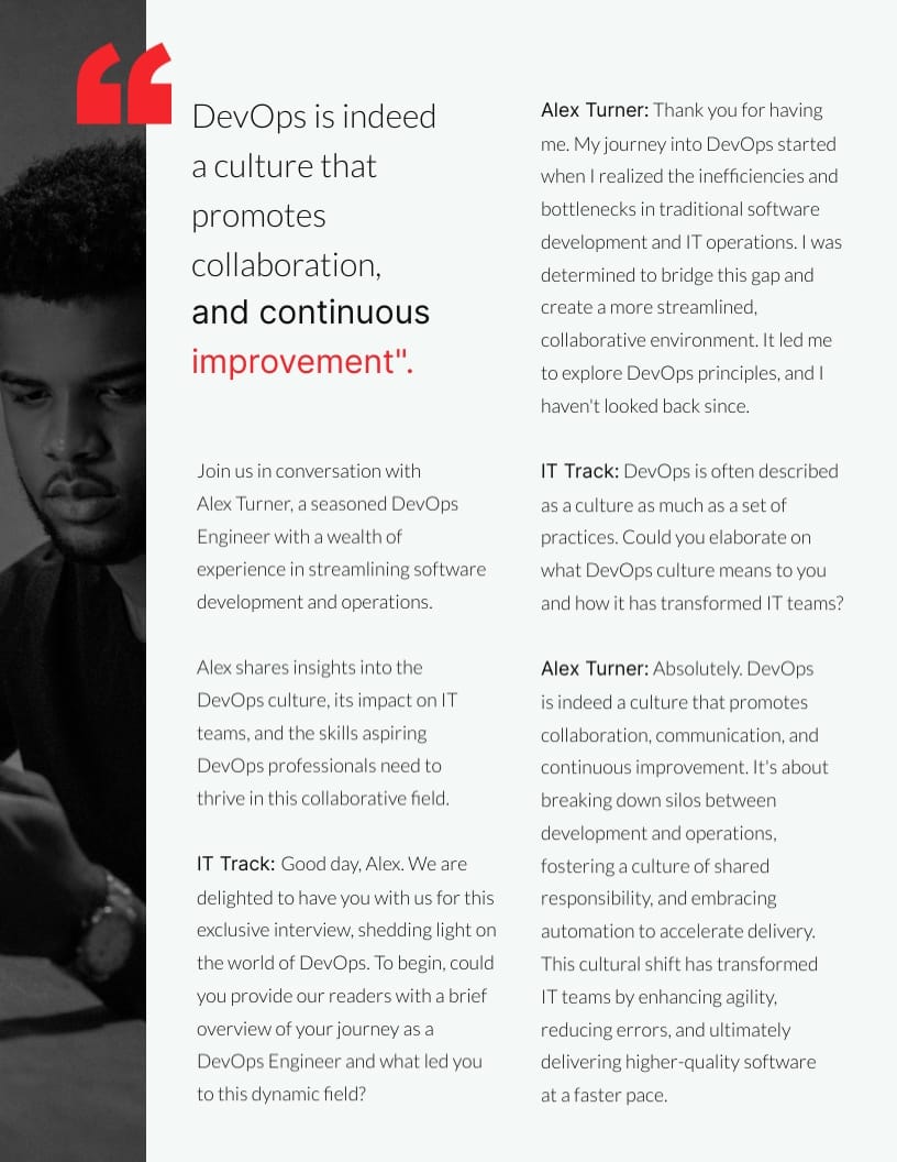 Career Development Magazine Template | Visme