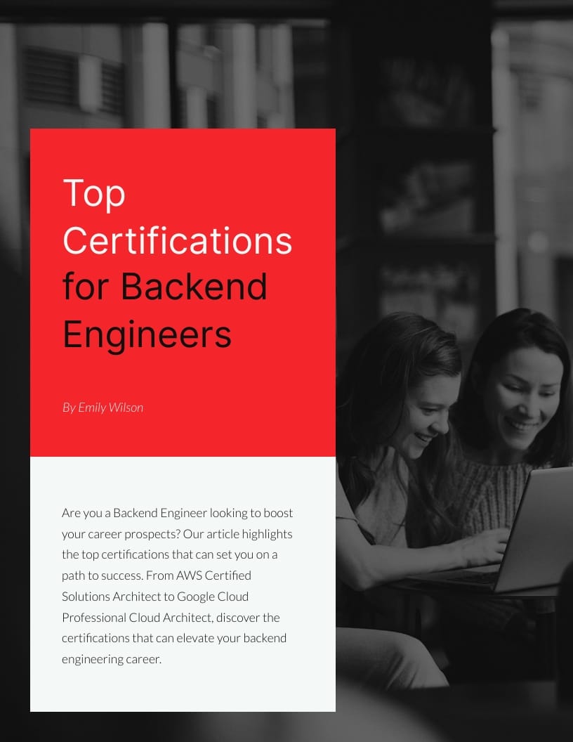 Career Development Magazine Template | Visme