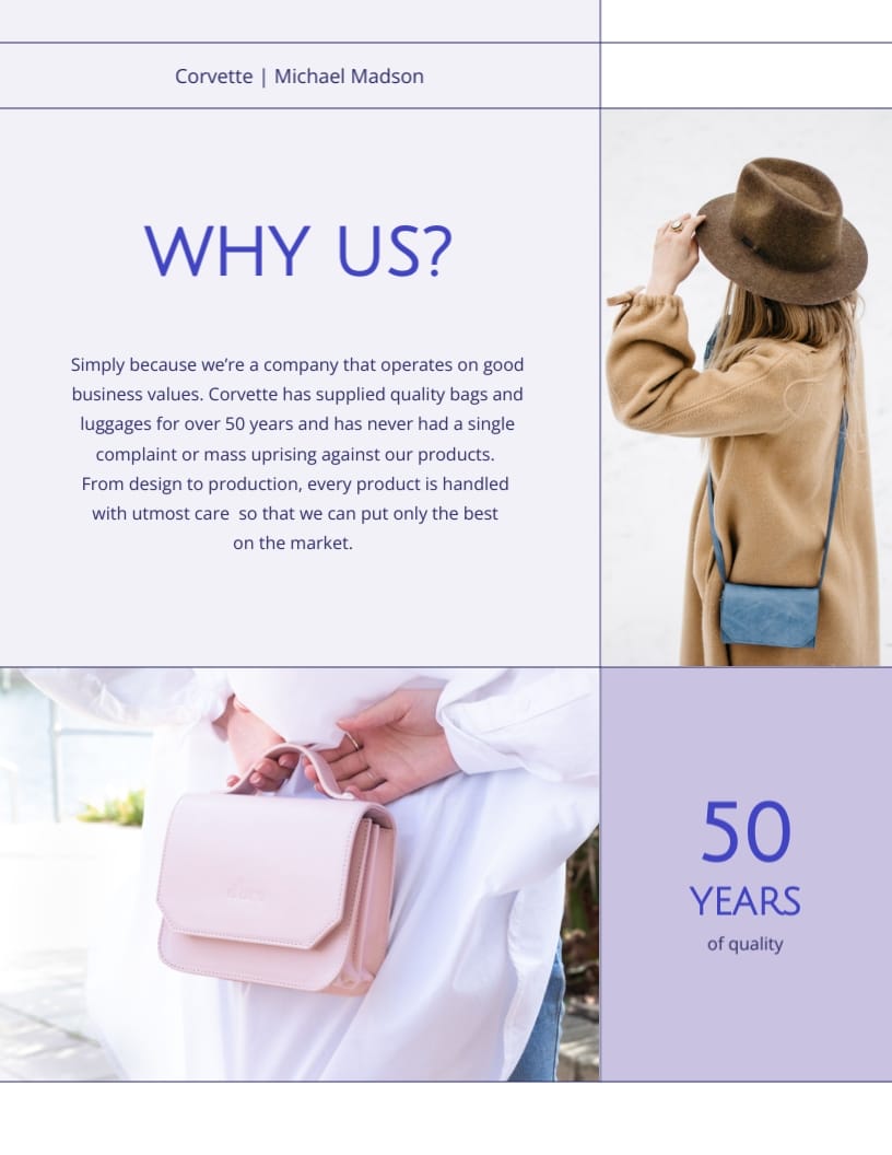 Celebrity Brand Collaboration Proposal Template | Visme