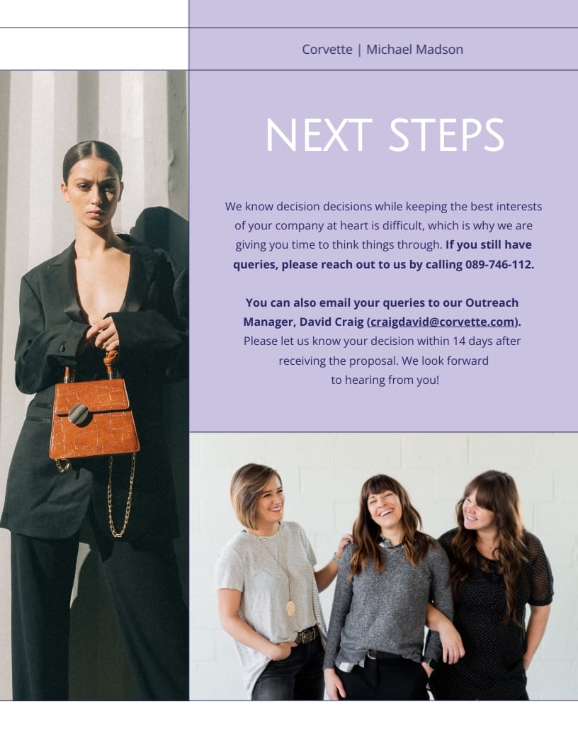 Celebrity Brand Collaboration Proposal Template | Visme