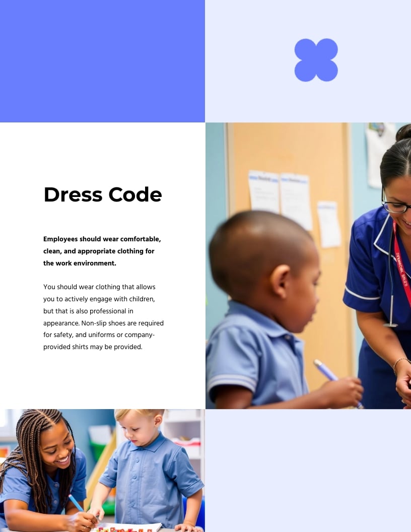 Childcare Employee Handbook Template | Visme