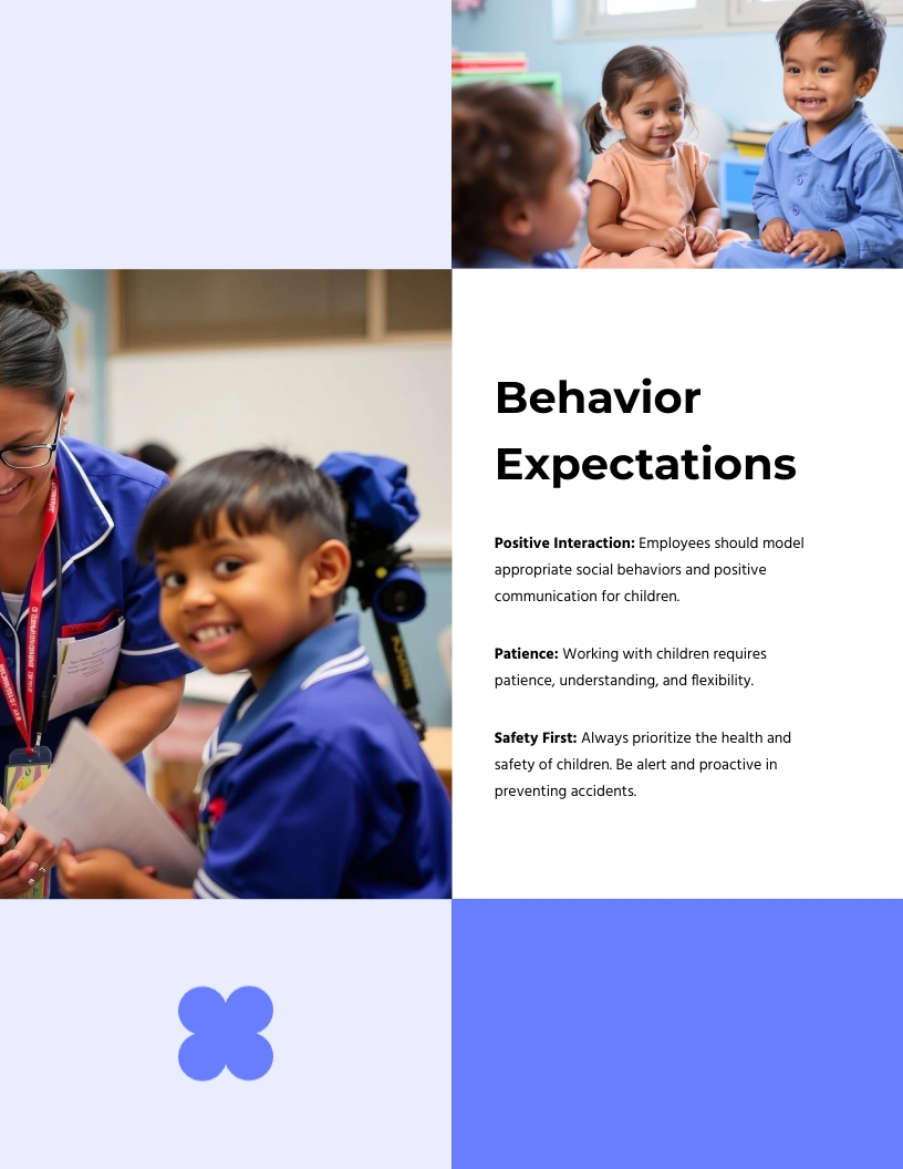 Childcare Employee Handbook Template | Visme