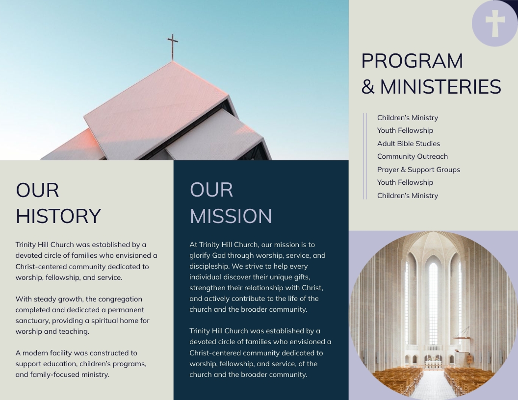 Christian Brochure Template | Visme