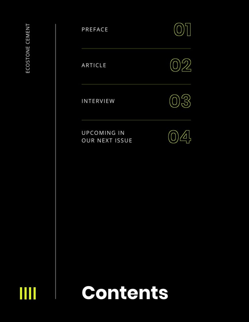Civil Engineering Magazine Template | Visme