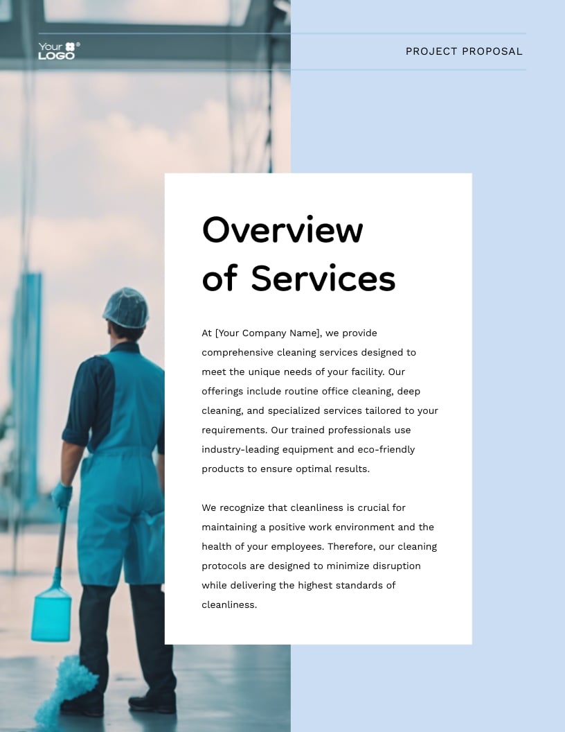 Cleaning Service Proposal Template | Visme