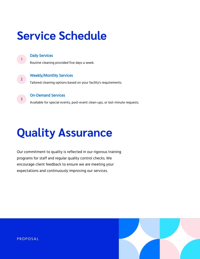 Cleaning Services Proposal Template | Visme