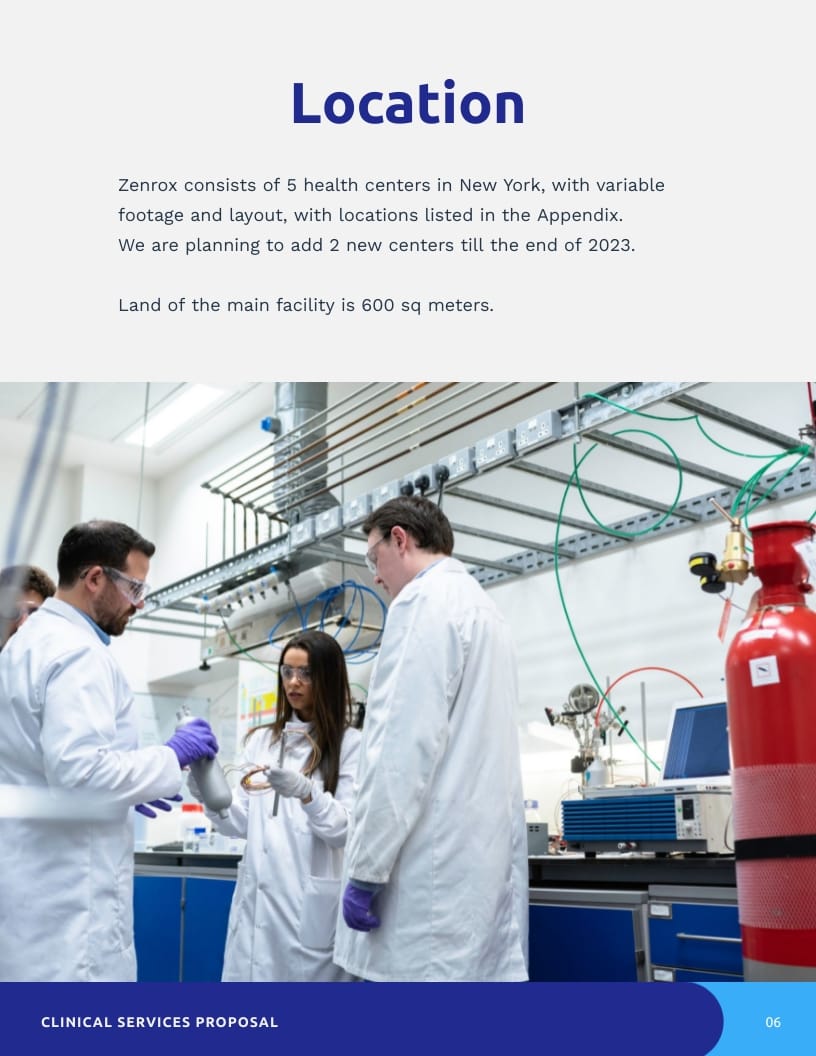 Clinical Laboratory Services Proposal Template | Visme