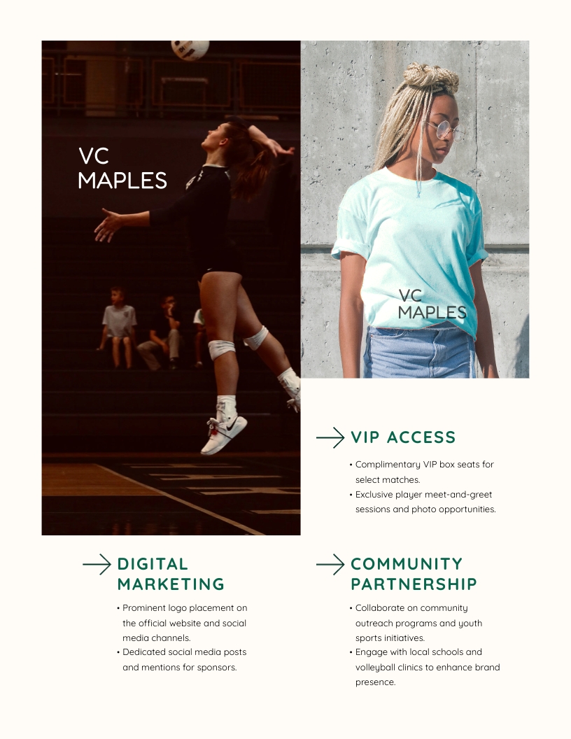 Club Sports Proposal Template | Visme