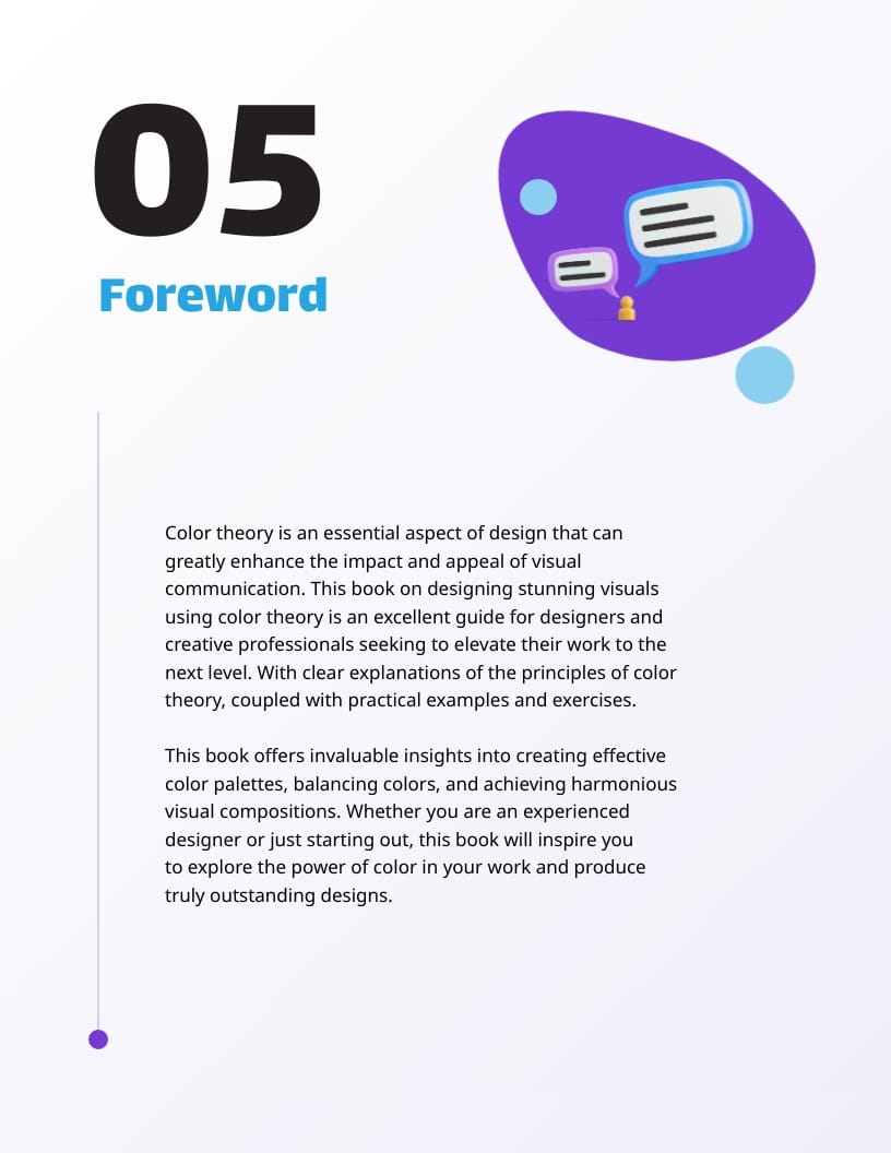 Color Theory Ebook Template | Visme