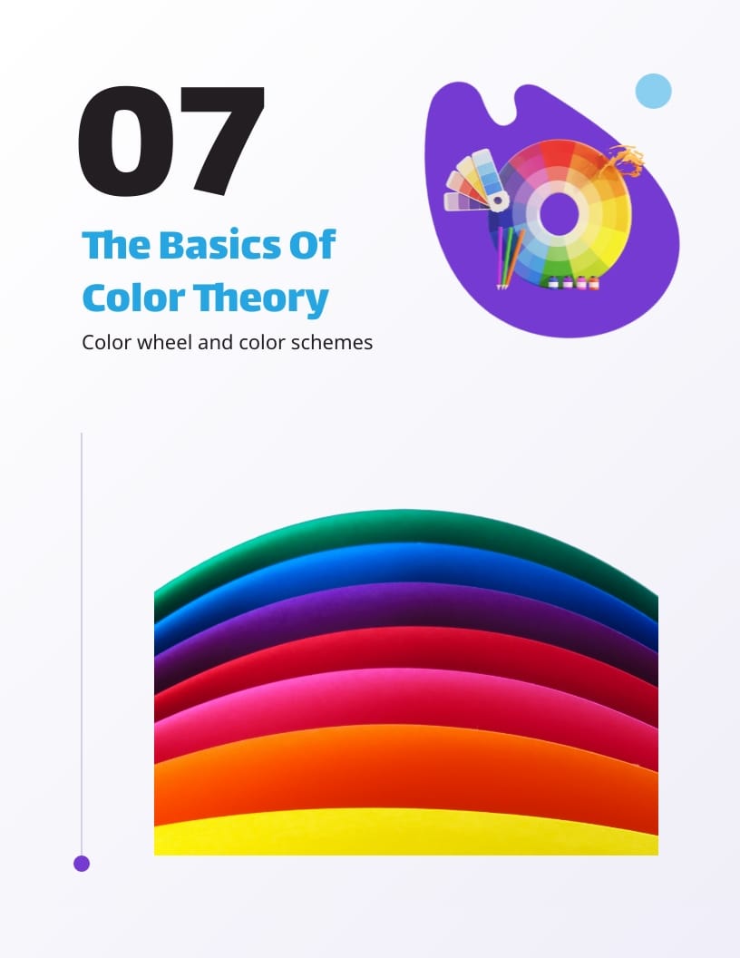 Color Theory Ebook Template | Visme