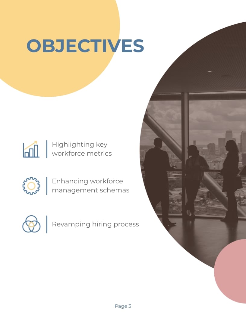 Company Annual HR Report Template | Visme