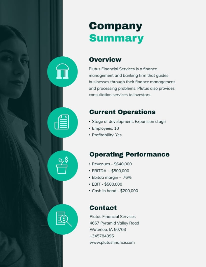 Company Evaluation Report Template | Visme