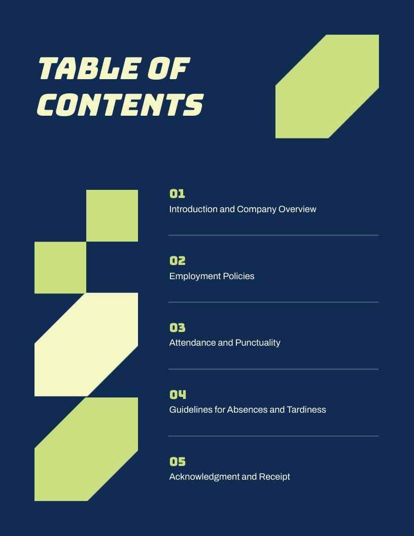 Company Policy Manual Template | Visme