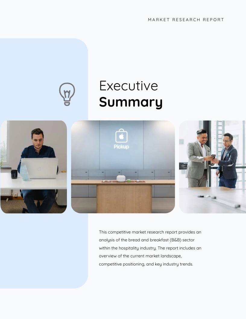 Competitive Market Research Report Template | Visme