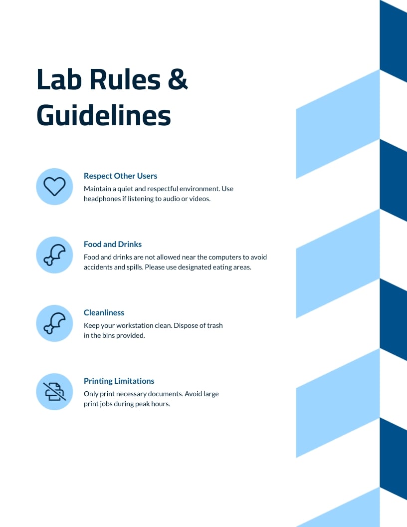 Computer Lab Orientation Guide Template | Visme