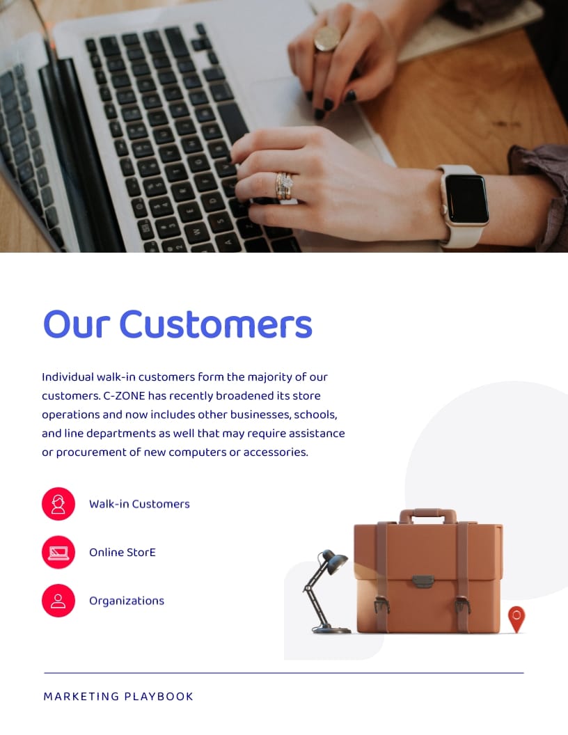 Computer Store Marketing Playbook Template | Visme