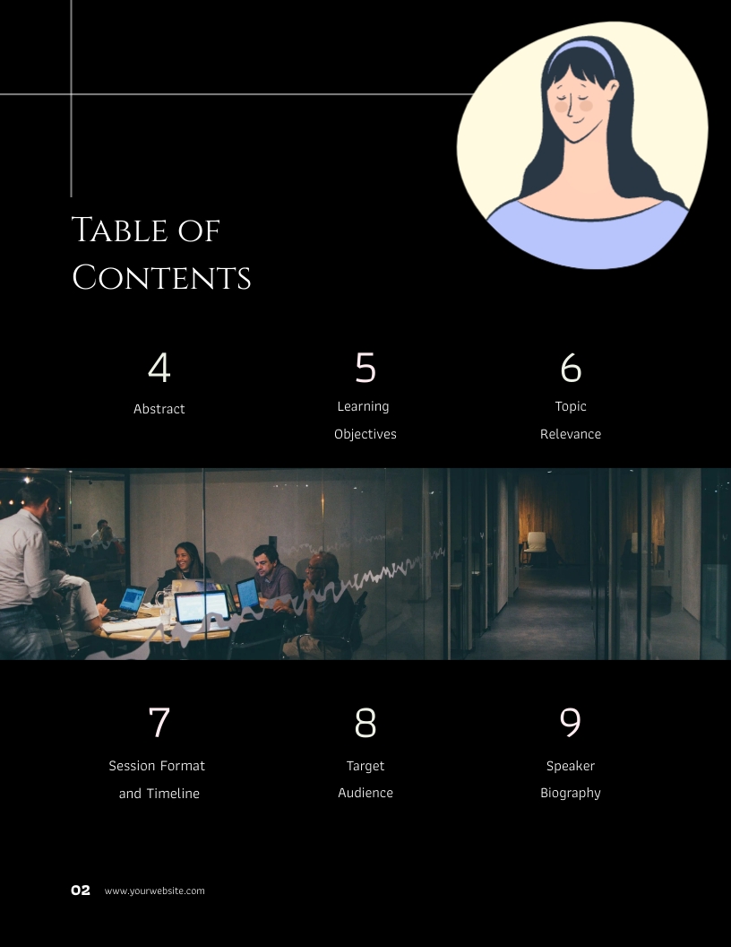 Conference Proposal Abstract Example Template | Visme