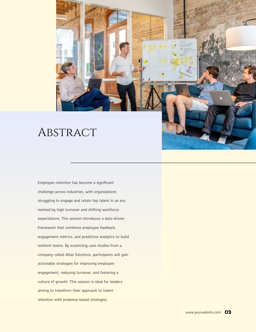 Conference Proposal Abstract Example Template | Visme
