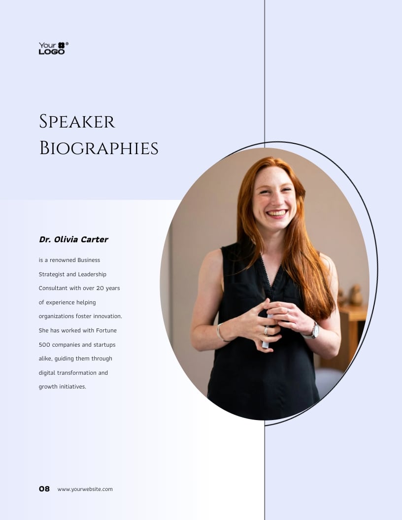 Conference Proposal Abstract Example Template | Visme