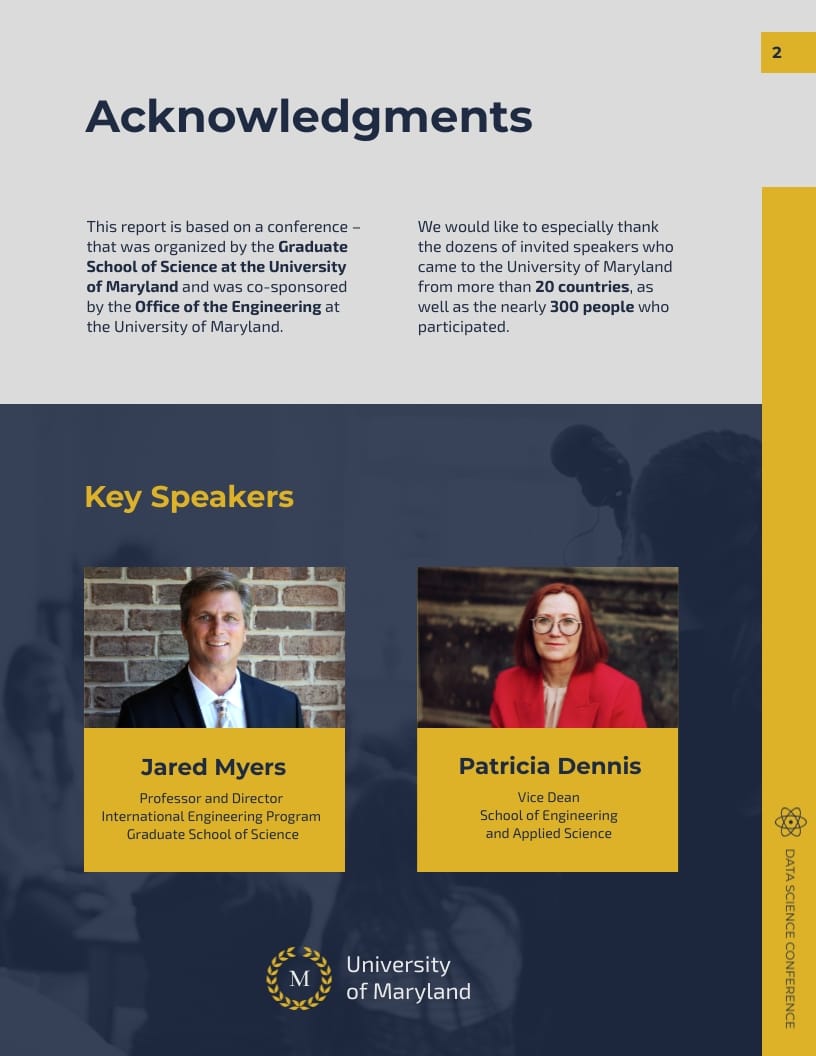 Conference Report Template | Visme