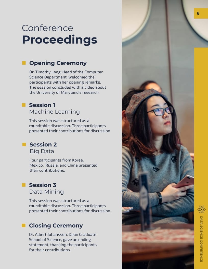 Conference Report Template | Visme