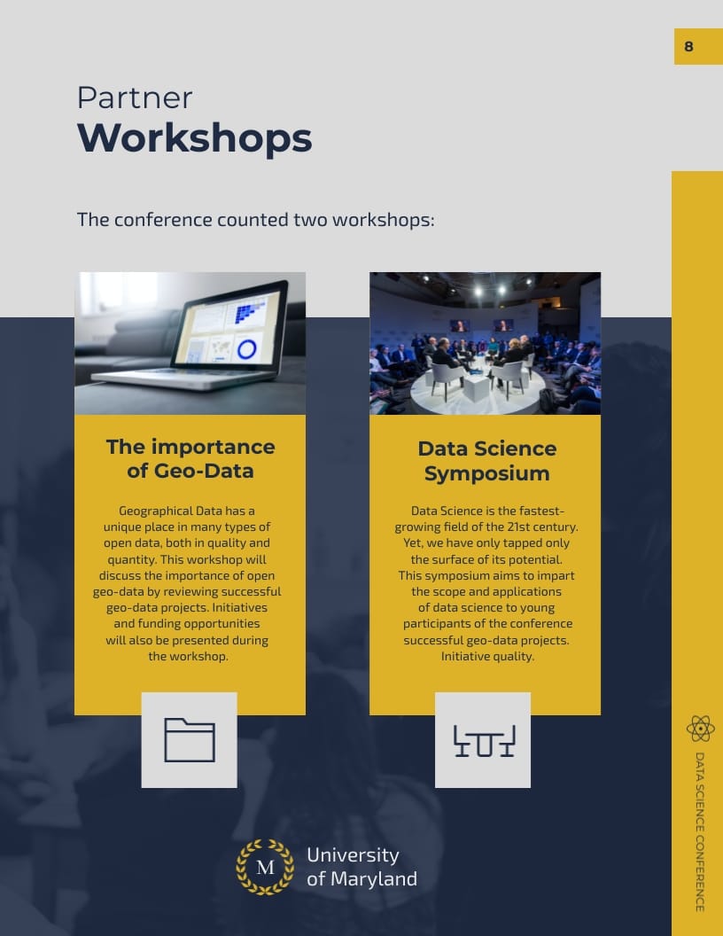 Conference Report Template | Visme