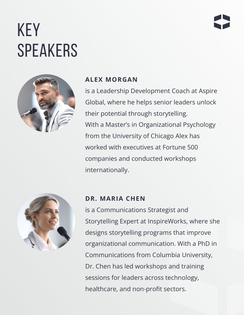 Conference Sample Proposal Template | Visme