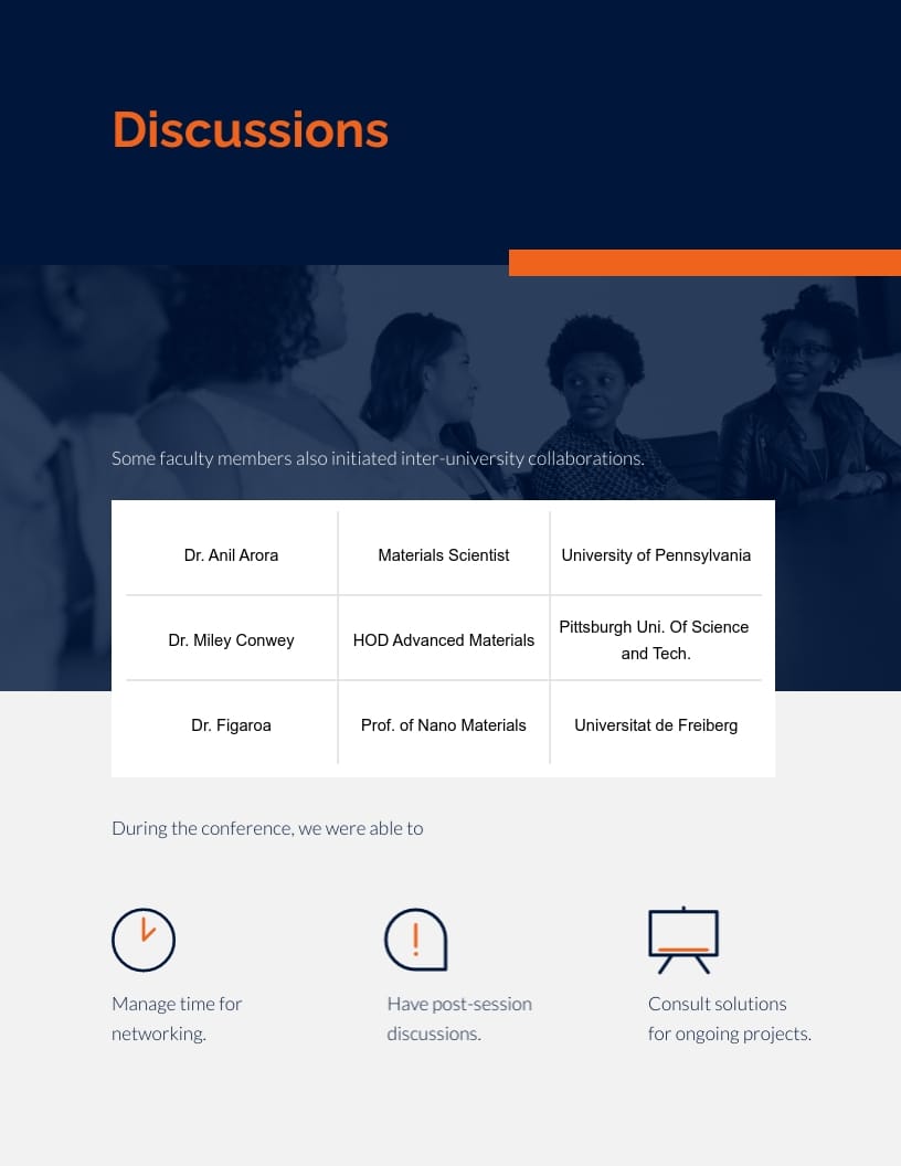 Conference Trip Report Template | Visme