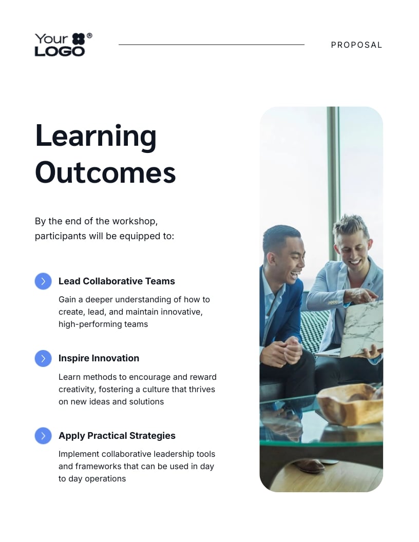 Conference Workshop Proposal Example Template | Visme