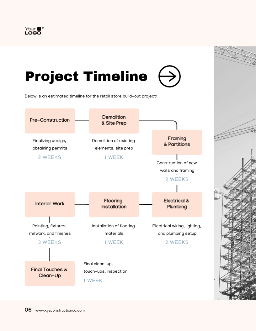 Construction Bid Proposal Template | Visme