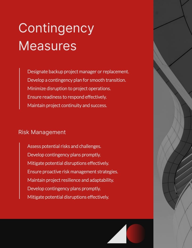 Construction Business Continuity Plan Template | Visme