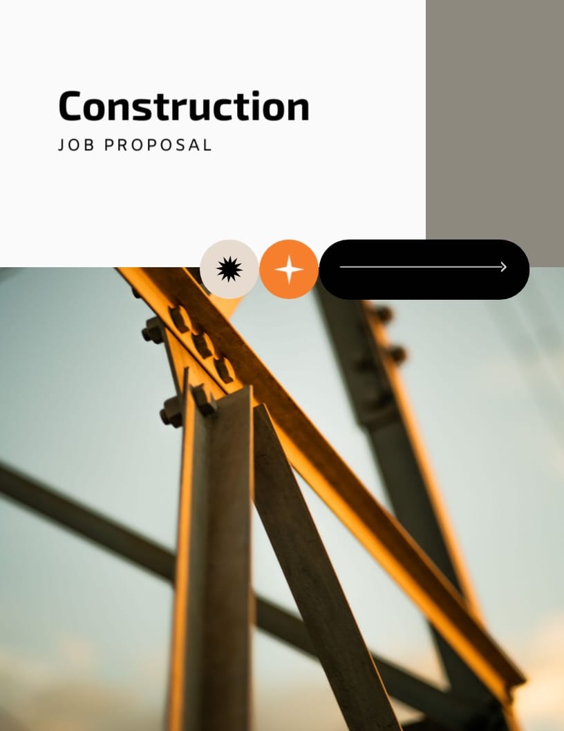 Construction Job Proposal Template | Visme