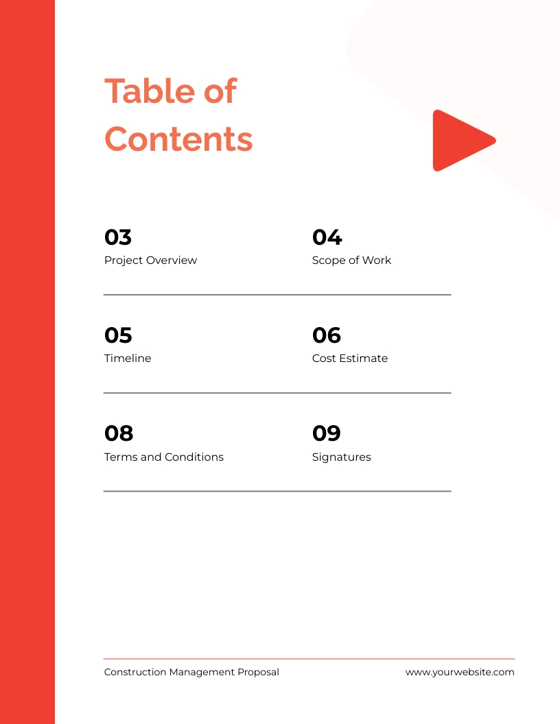 Construction Management Proposal Template | Visme