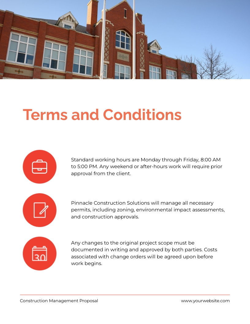 Construction Management Proposal Template | Visme