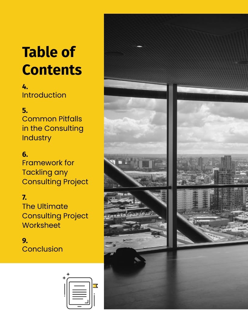 Consulting Challenges White Paper Template | Visme