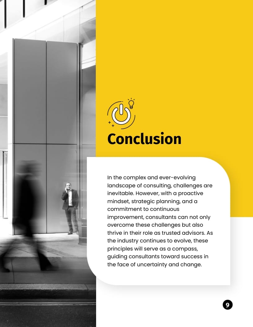 Consulting Challenges White Paper Template | Visme