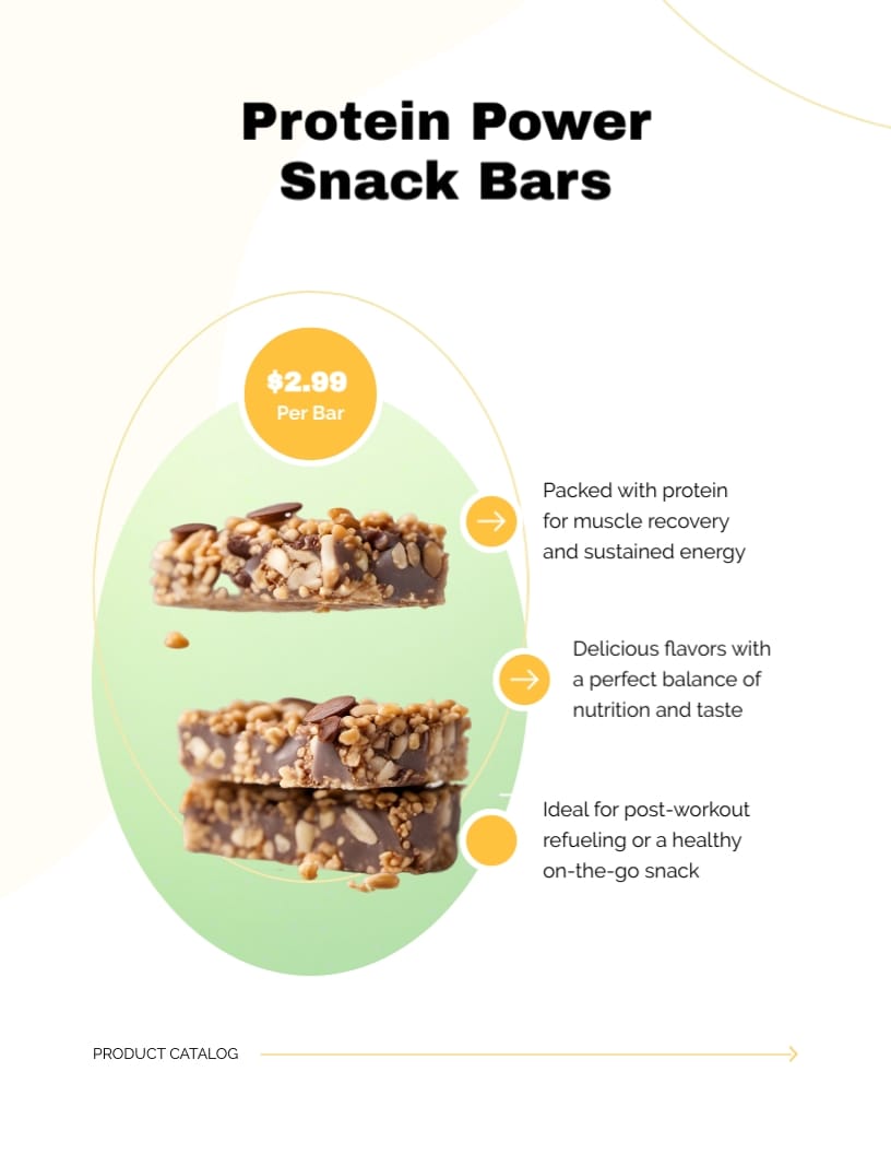 Consumer Product Catalog Template | Visme