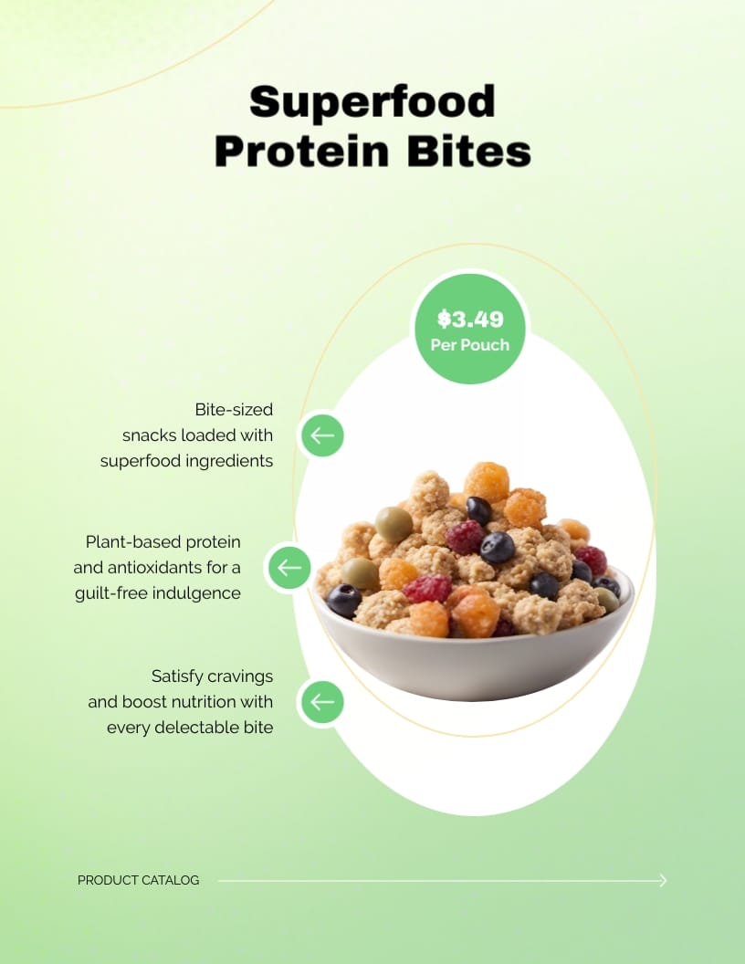 Consumer Product Catalog Template | Visme