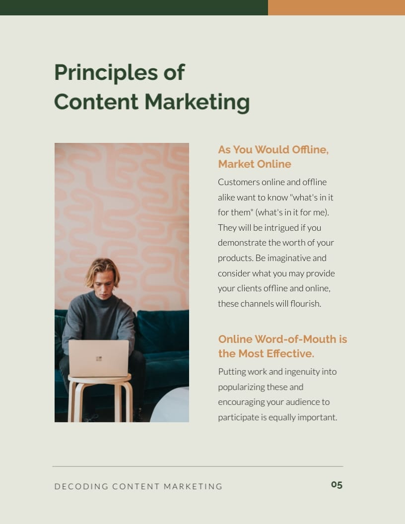 Content Marketing Ebook Template | Visme