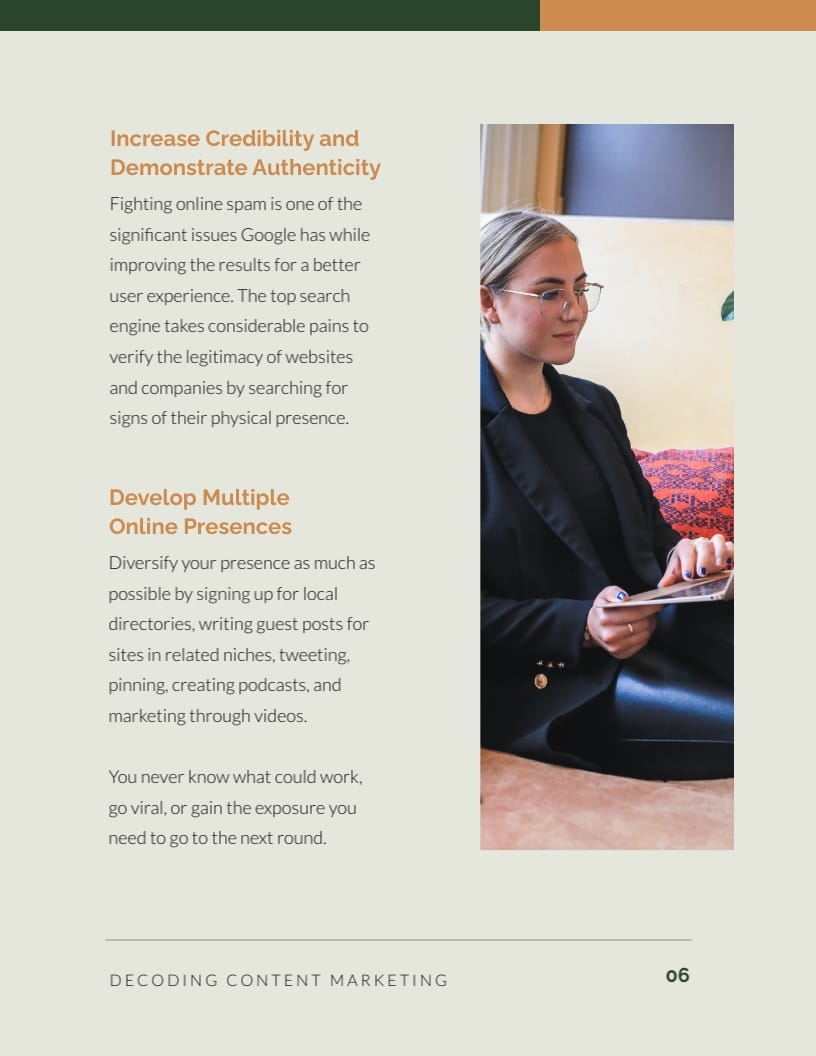 Content Marketing Ebook Template | Visme