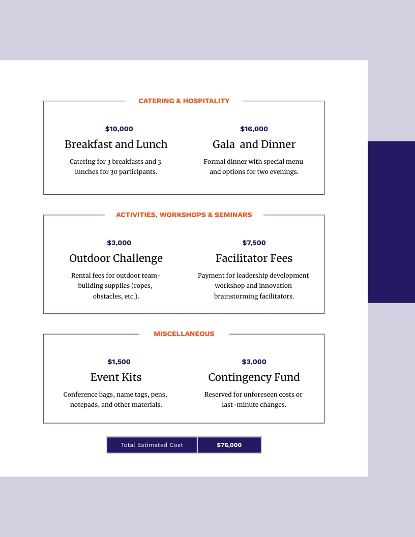 Corporate Event Proposal Template | Visme