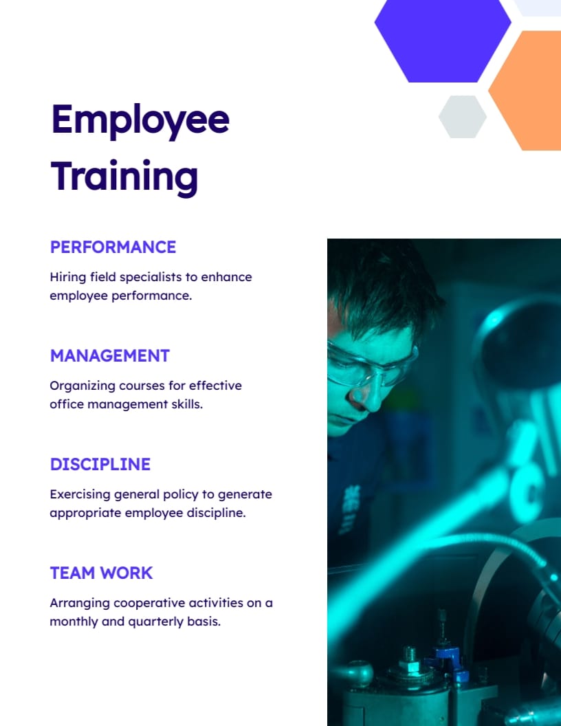 Corporate HR Report Template | Visme