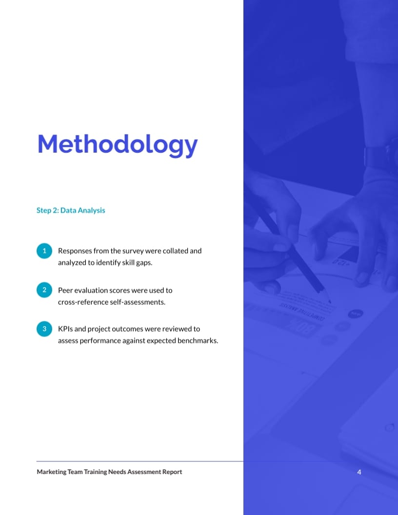 Corporate Training Needs Assessment Report Template | Visme