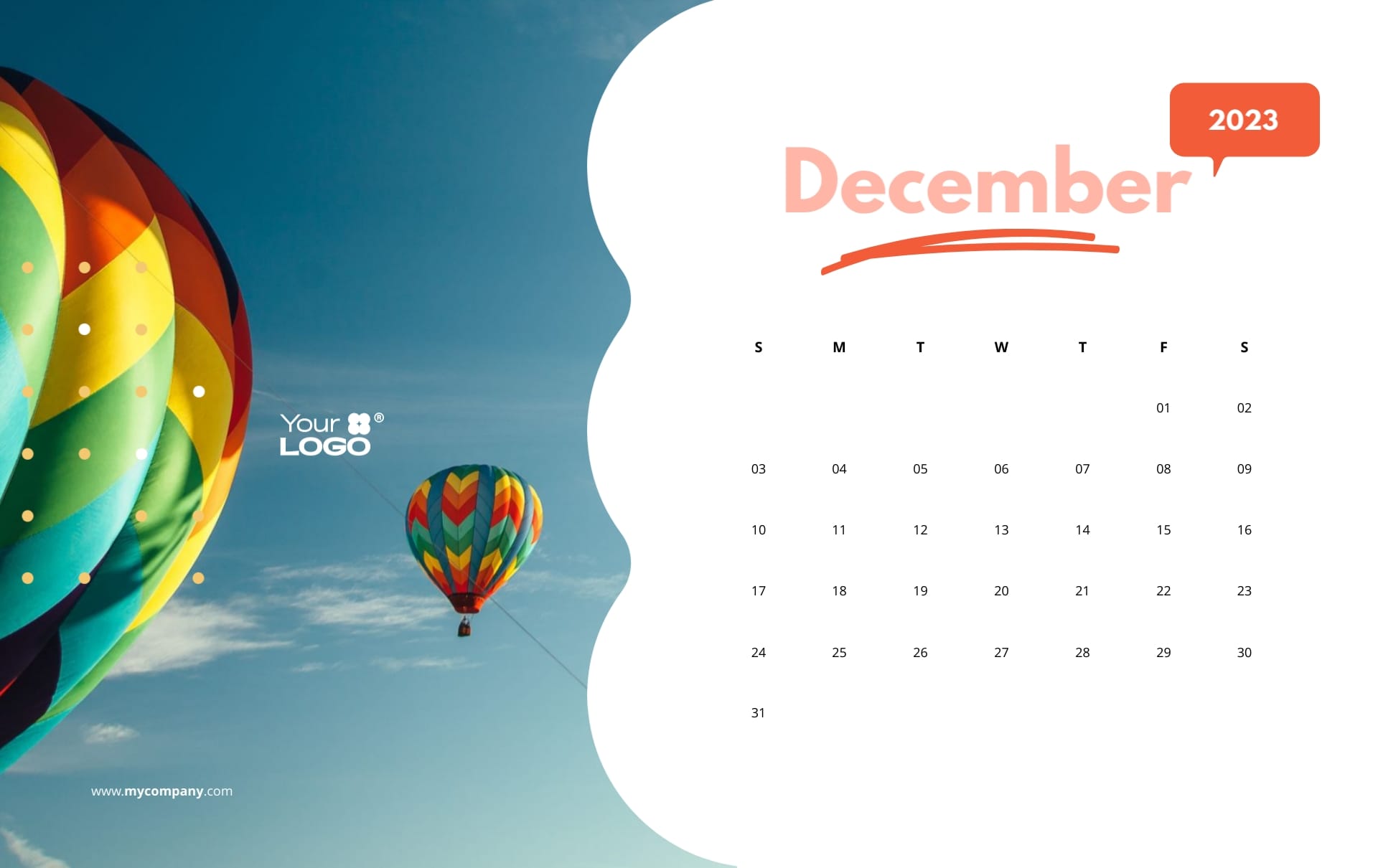Creative Calendar Template | Visme