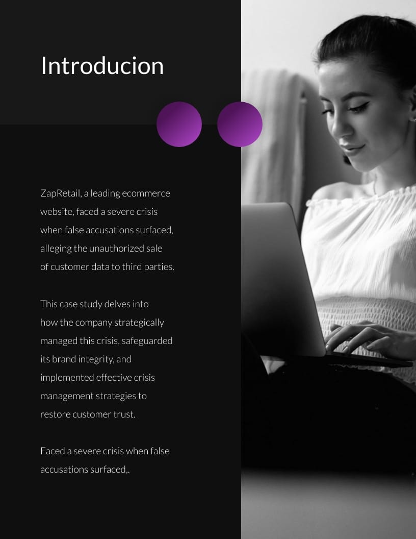 Crisis Management Case Study Template | Visme