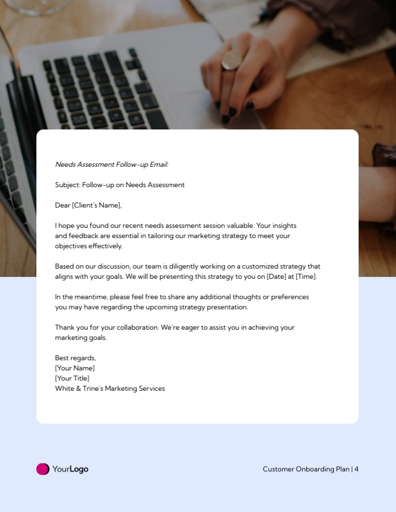 Customer Onboarding Plan Template | Visme