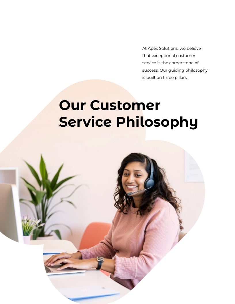 Customer Service Representative Training Manual Template | Visme
