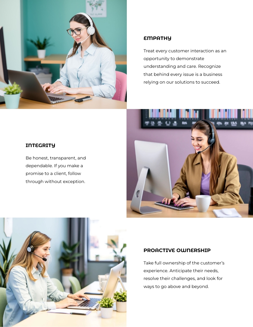 Customer Service Representative Training Manual Template | Visme