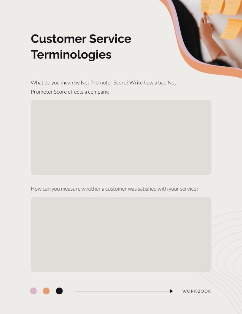 Customer Service Workbook Template | Visme